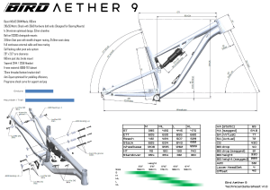 Aether 9 – Bird MTB // Born in Swinley, Built in the UK.